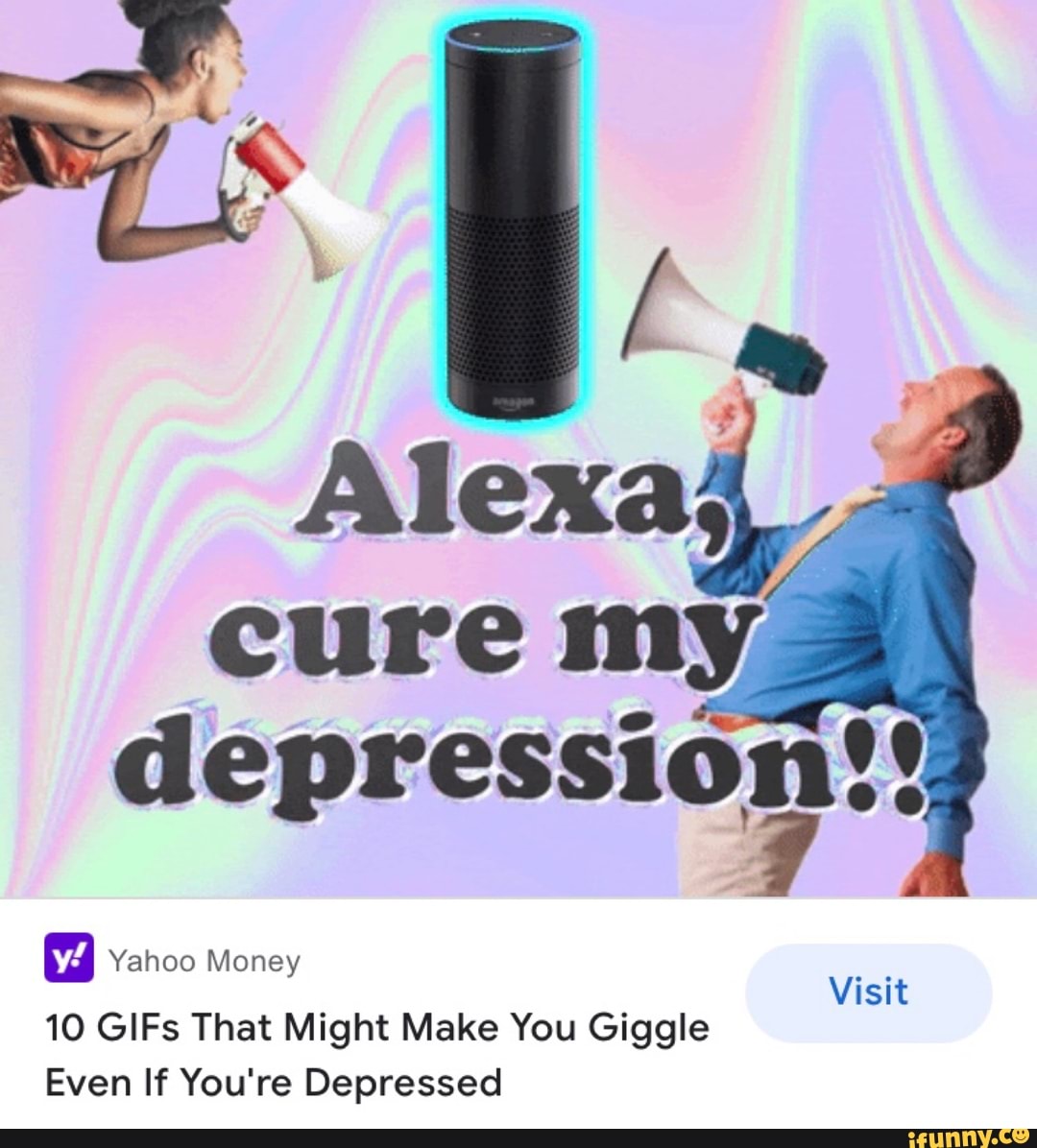 Depression!! Yahoo Money 10 GIFs That Might Make You Giggle Even If You ...