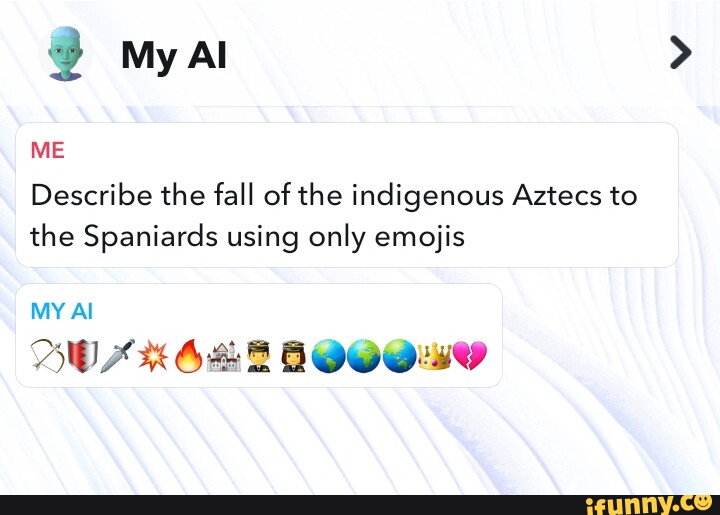 Al ME Describe the fall of the indigenous Aztecs to the Spaniards using ...