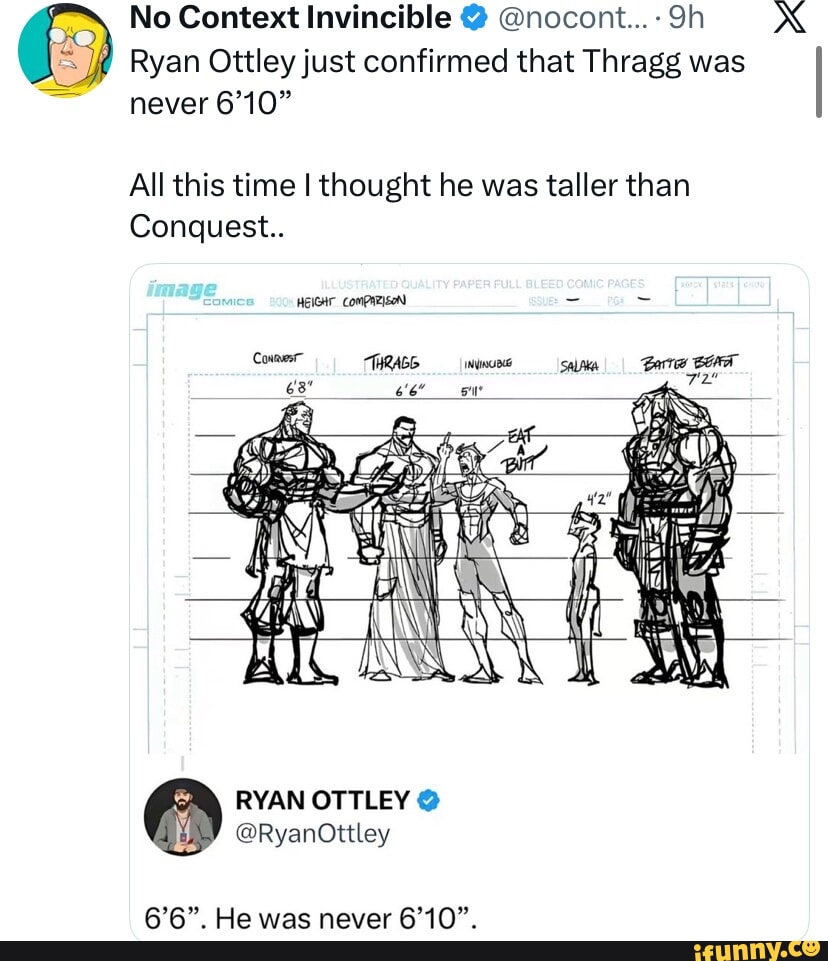 No Context Invincible @nocont...- Ryan Ottley just confirmed that ...