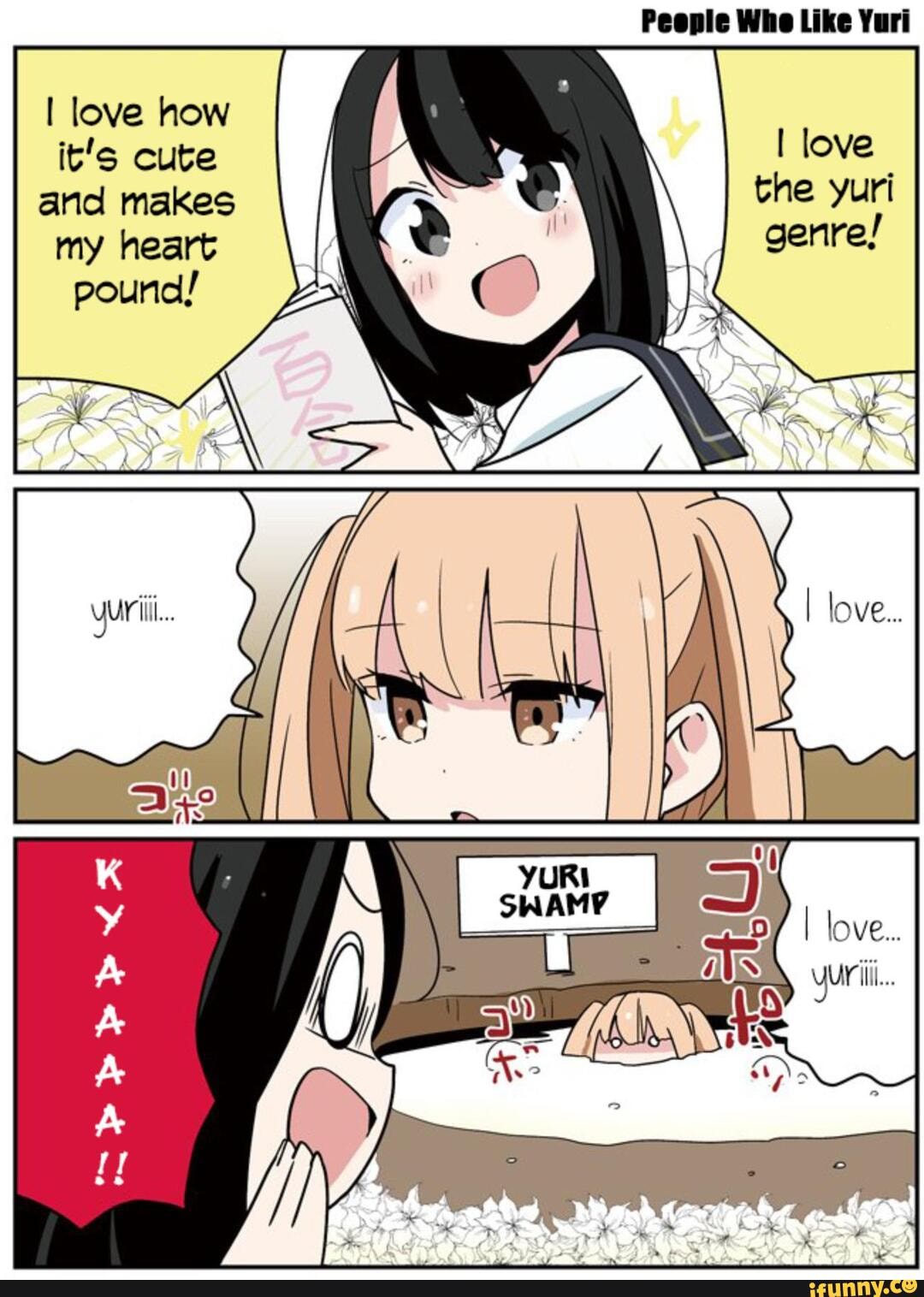 Peeple Whe Like Yuri I love how it's cute and makes my heart pound - iFunny