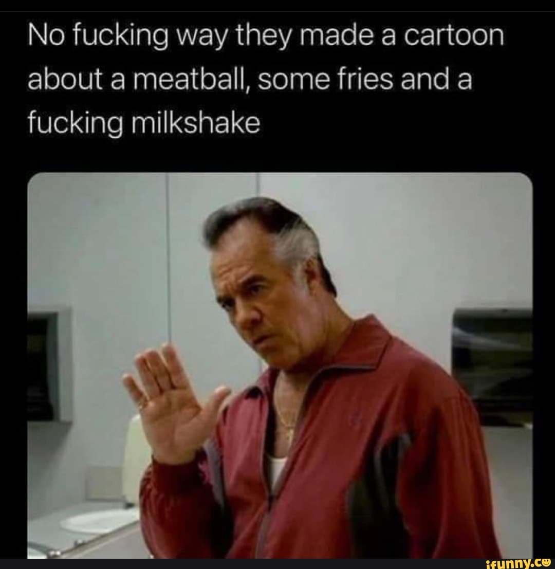 No fucking way they made a cartoon about a meatball, some fries and a ...