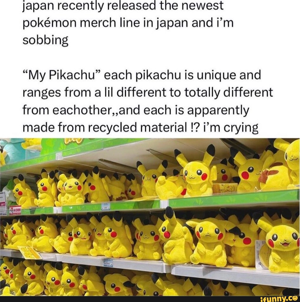 Japan recently released the newest pokemon merch line in japan and i'm ...