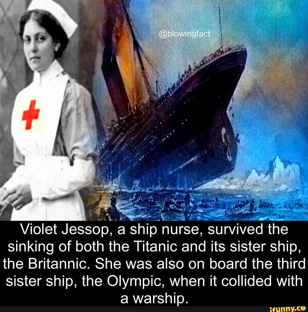 @blowingiact Violet Jessop, a ship nurse, survived the sinking of both ...