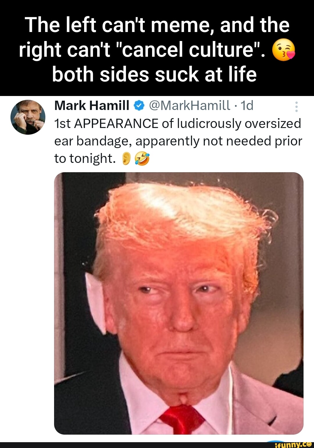 The left can't meme, and the right can't "cancel culture". both sides ...