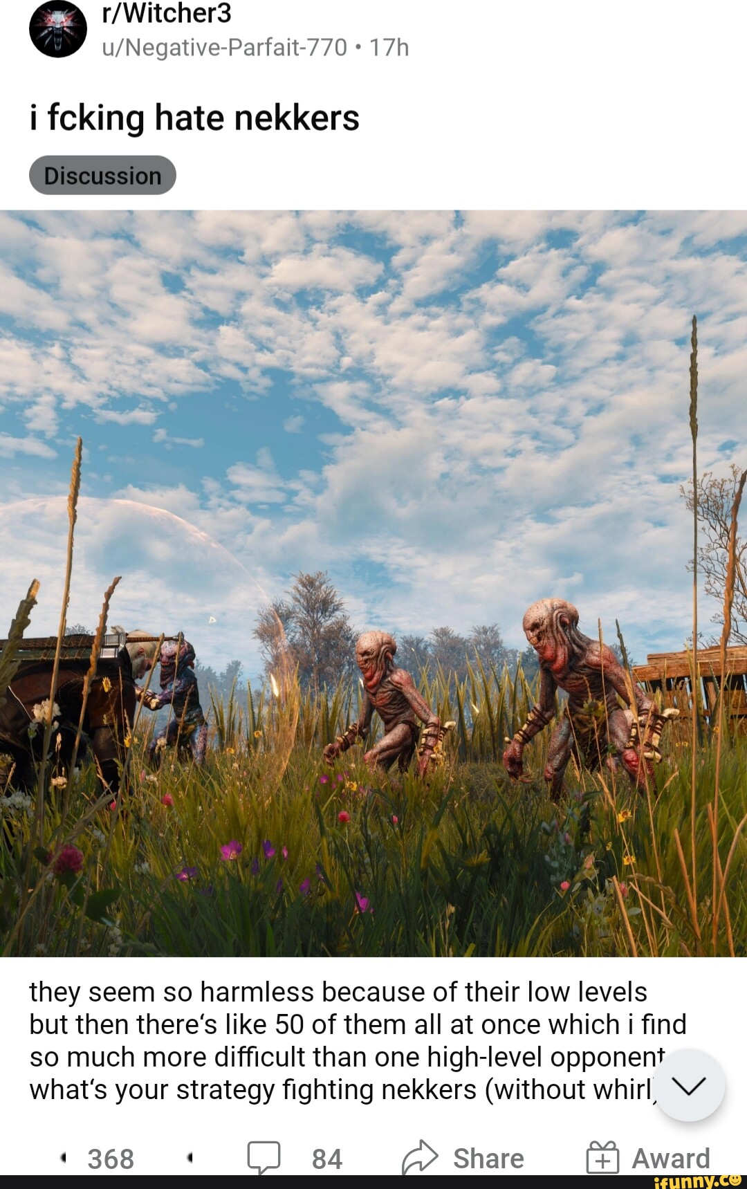 I fcking hate nekkers Oiscussion they seem so harmless because of their ...