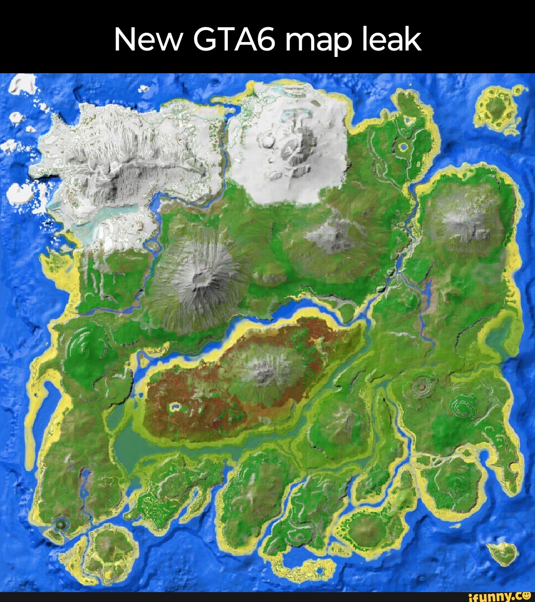 New GTA6 map leak - iFunny
