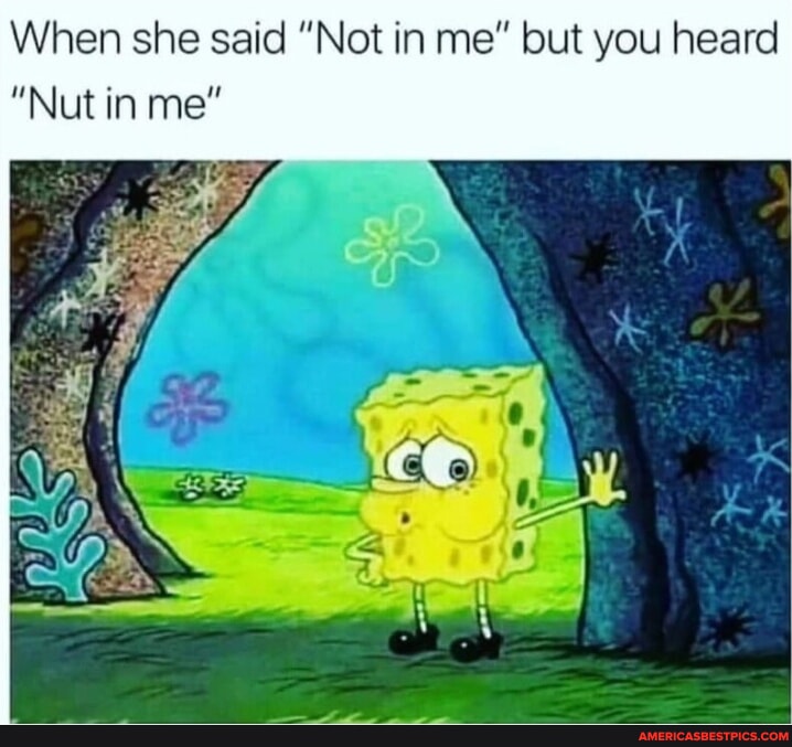 When she said "Not in me" but you heard "Nut in me" - America’s best ...