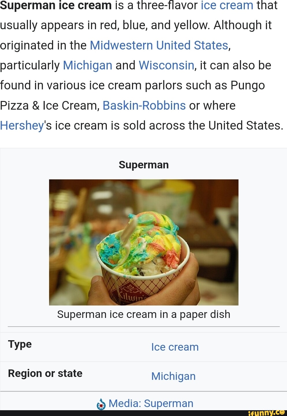 Superman Ice Cream Memes What Is Batman's Problem With Chocolate Ice