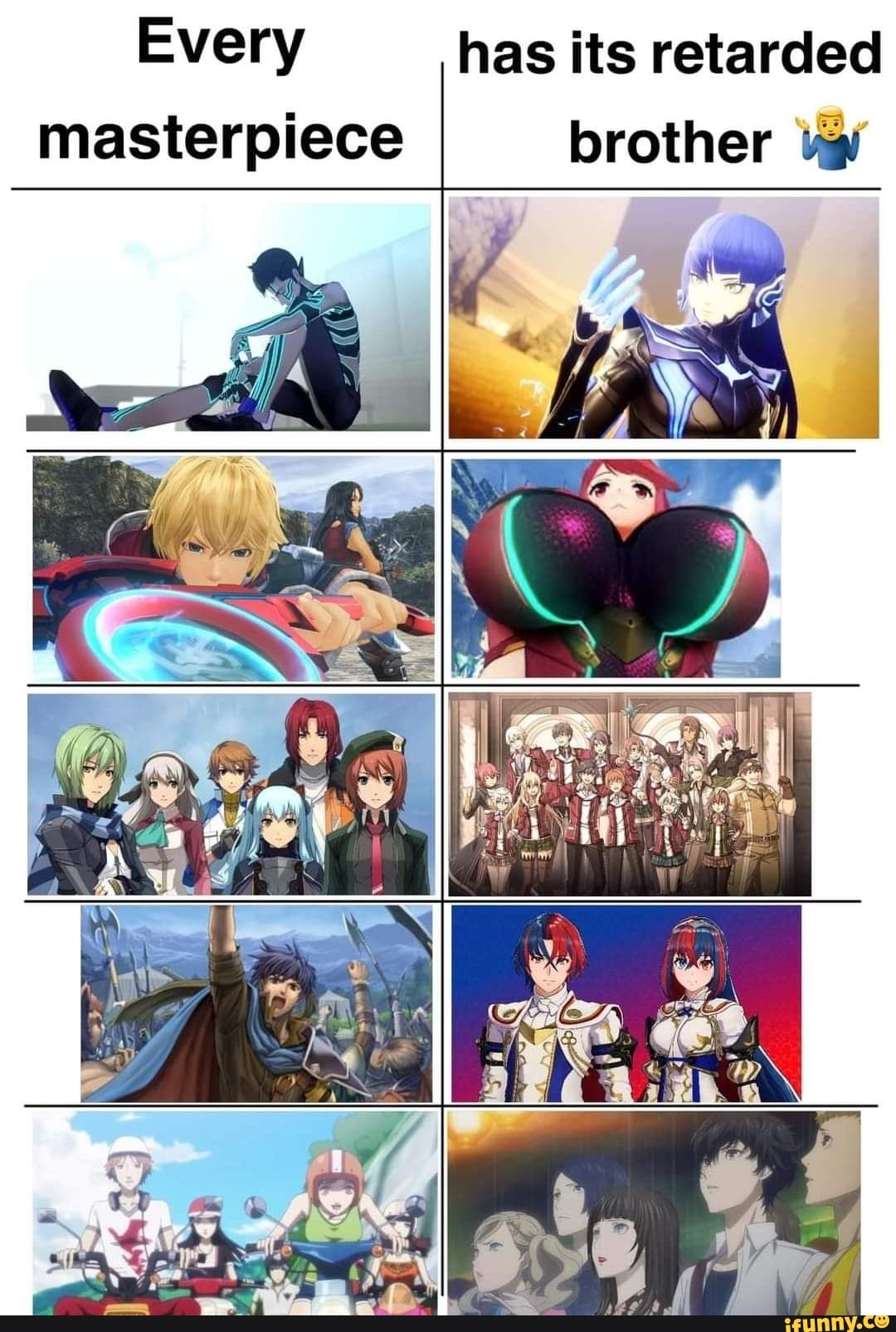 Every has its retarded masterpiece brother - iFunny