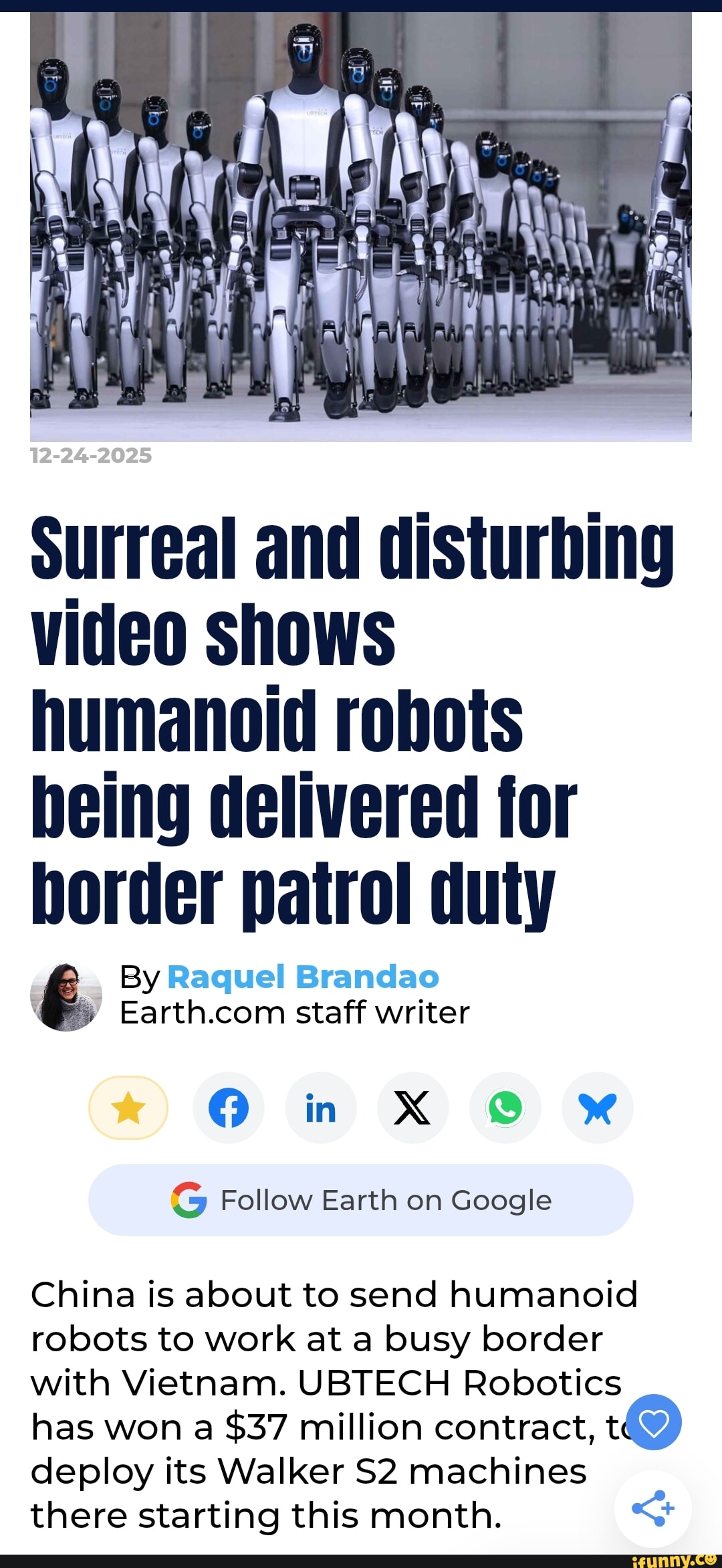 12-24-2025 Surreal and disturbing video shows humanoid robots being ...