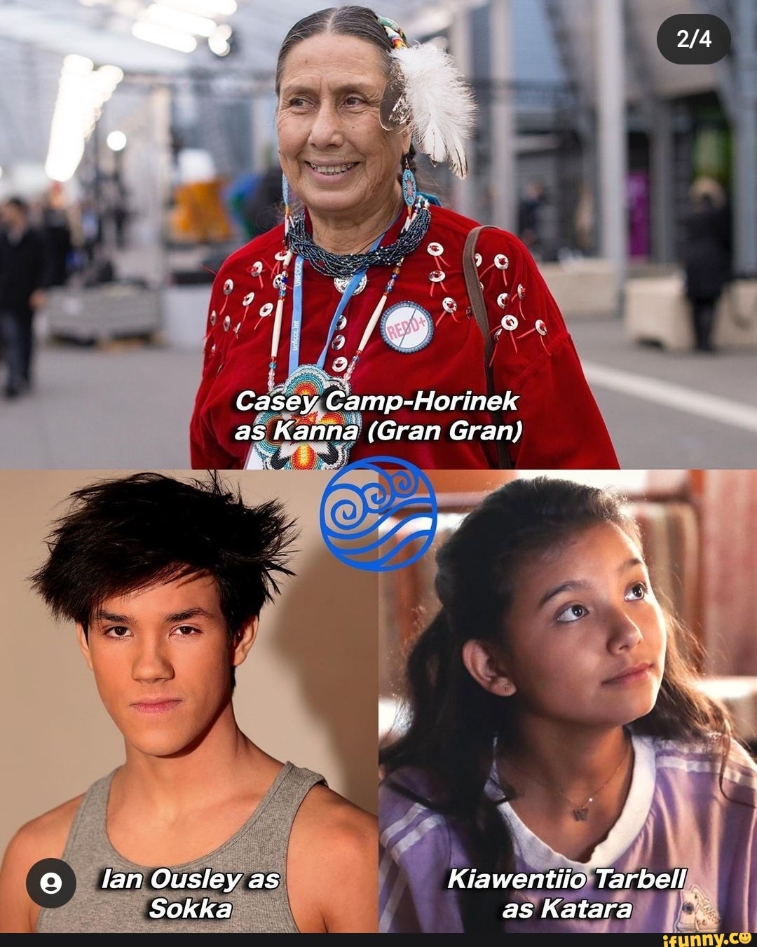 Casey Camp-Horinek as Kanna (Gran Gran) lan Ousley as Kiawentiio ...