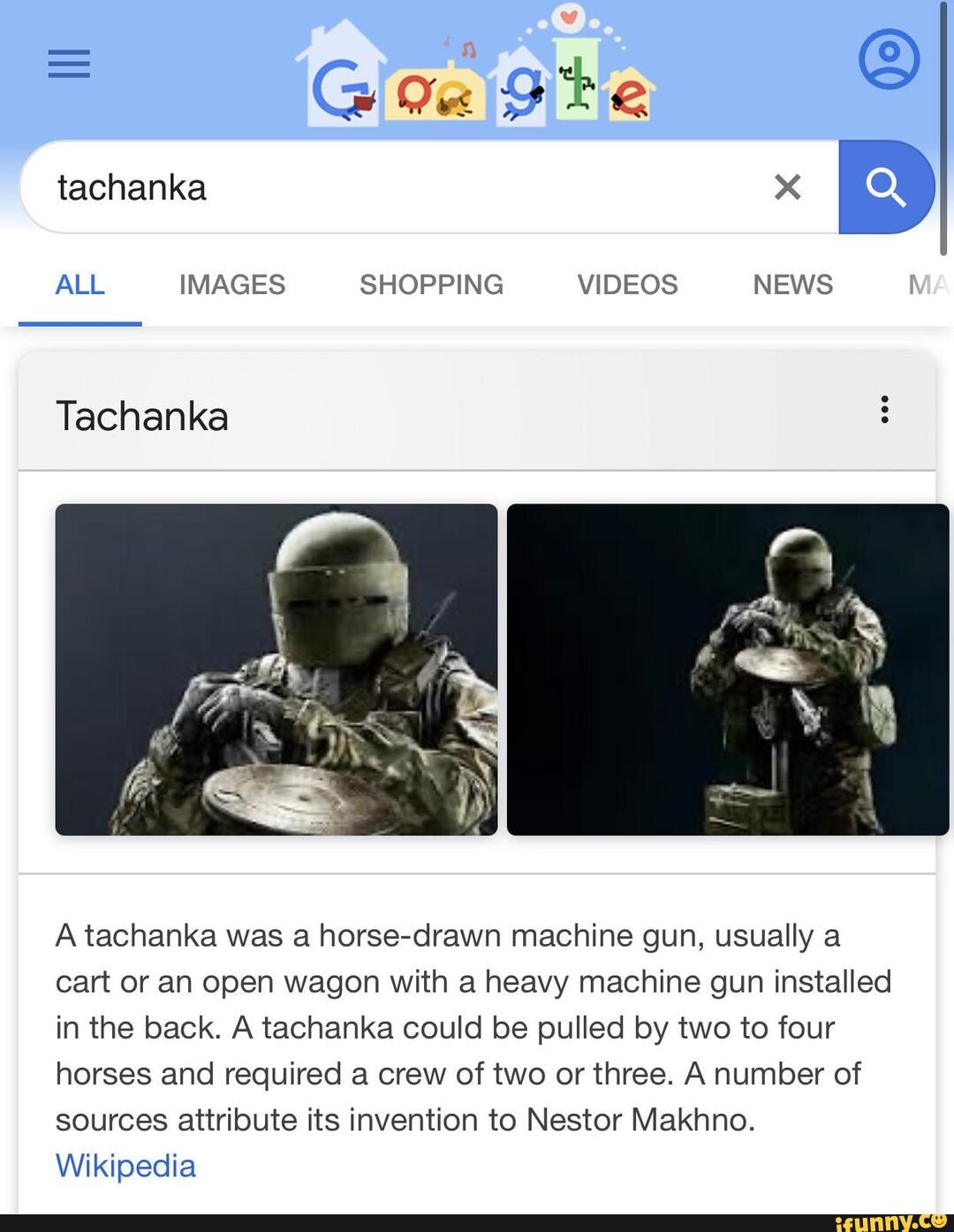 ALL IMAGES SHOPPING VIDEOS NEWS Tachanka A tachanka was a horse-drawn ...