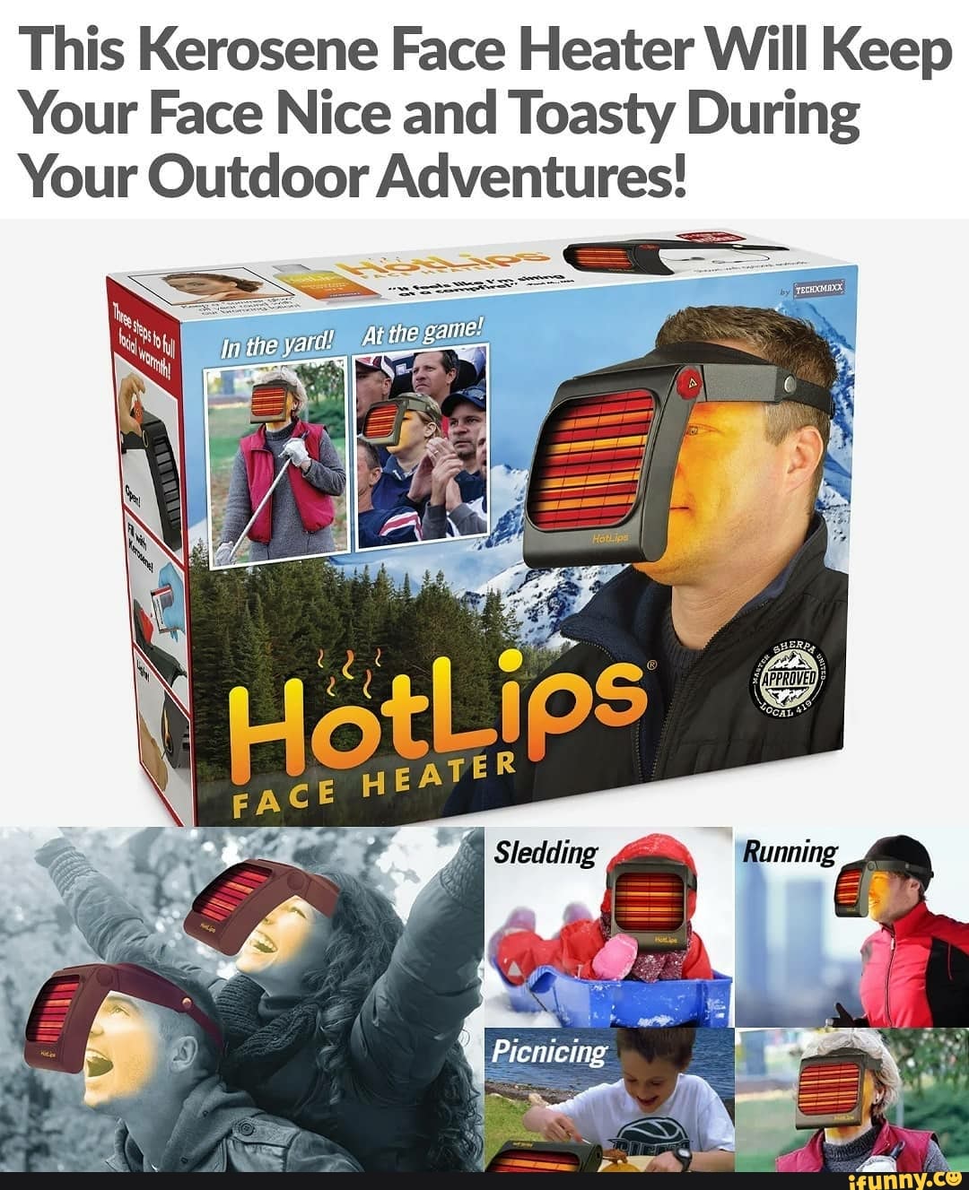 This Kerosene Face Heater Will Keep Your Face Nice and Toasty During ...