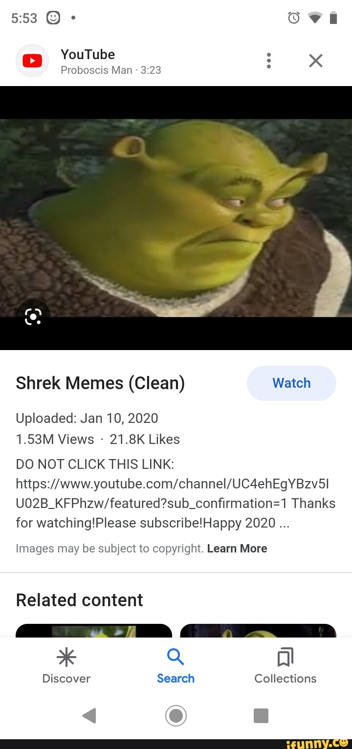 553 YouTube Proboscis Man Shrek Memes (Clean) Watch Uploaded: Jan 10 ...