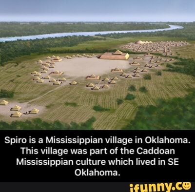 Spiro is a Mississippian village in Oklahoma. This village was part of ...