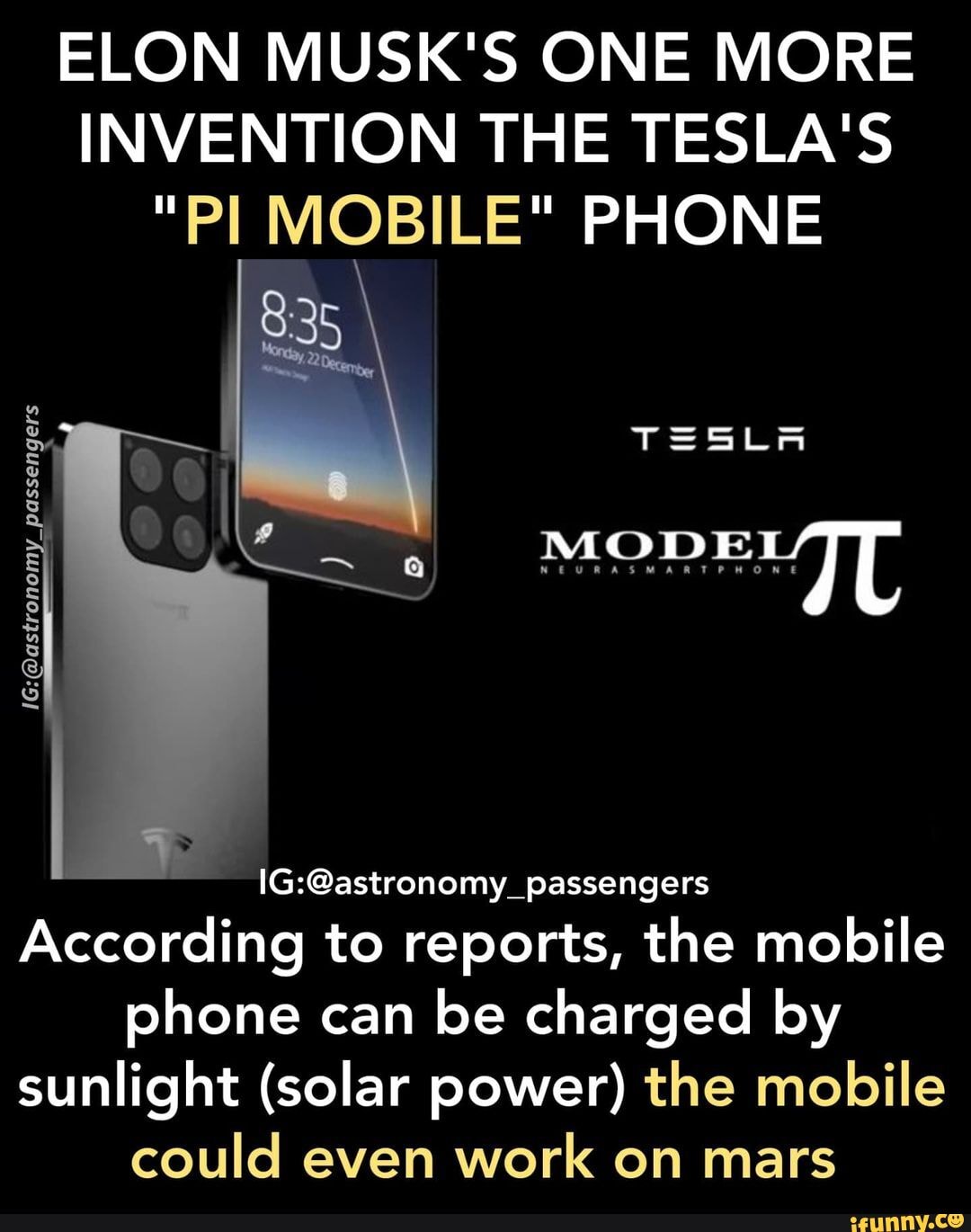 ELON MUSK'S ONE MORE INVENTION THE TESLA'S "PL MOBILE" PHONE MODE T/ OF ...