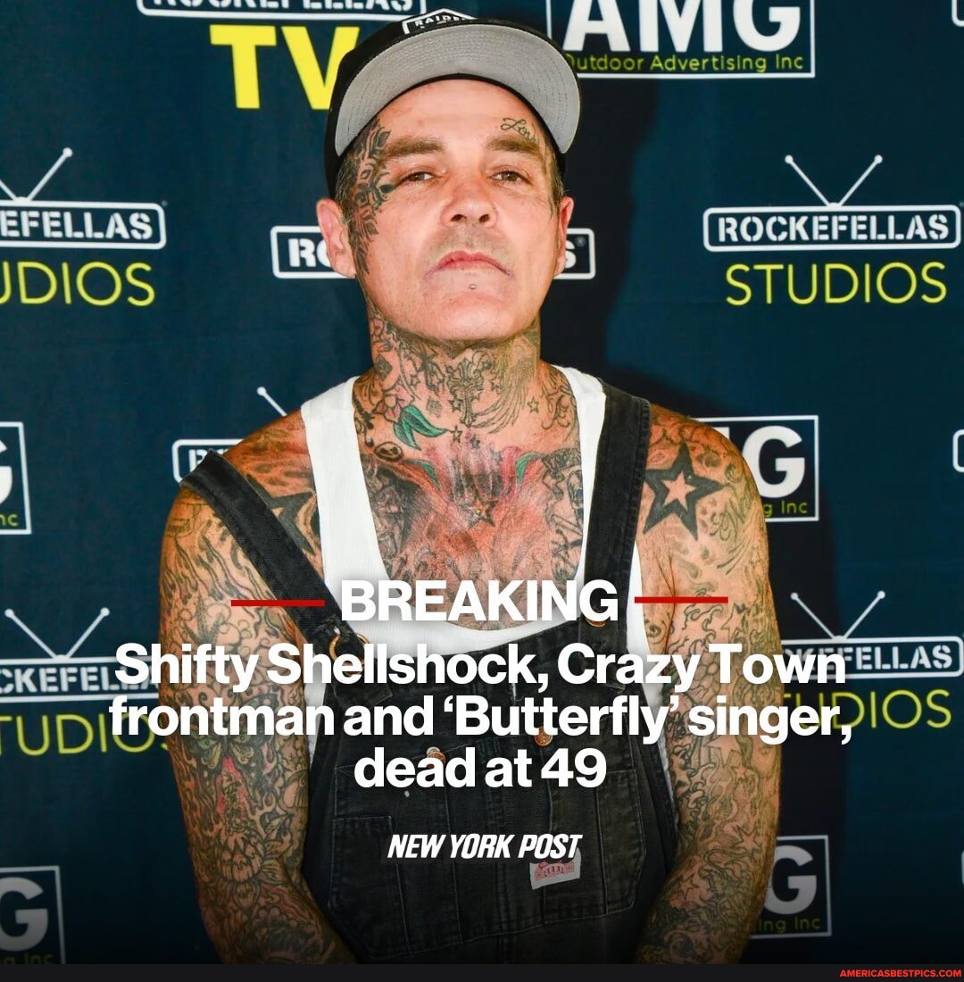 #ShiftyShellshock, the frontman of the rap rock band Crazy Town, has ...