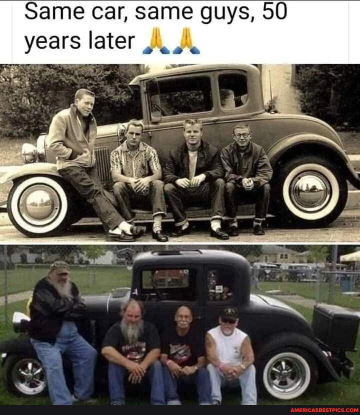 Same car, same Guys, 50 years later - America’s best pics and videos