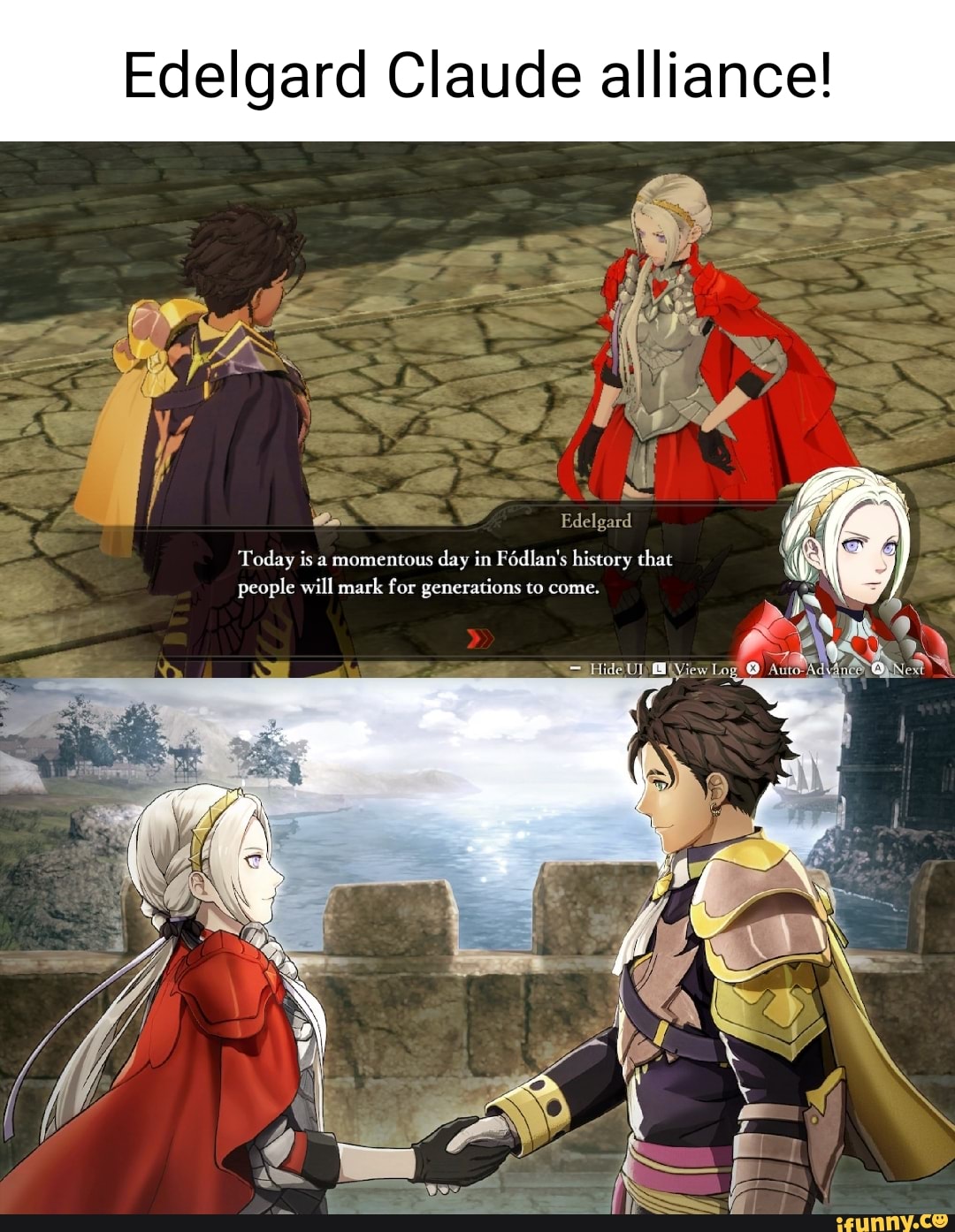 Edelgard Claude alliance! Edelgard Today is a momentous day in Fdlan's ...