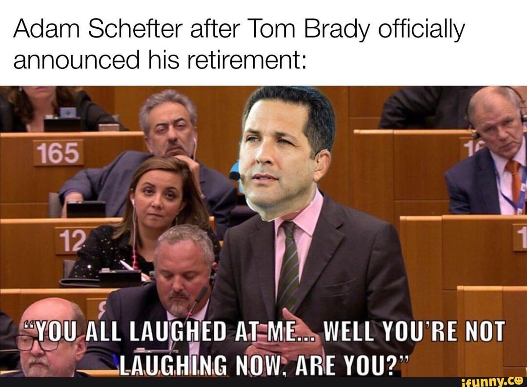 Adam Schefter after Tom Brady officially announced his retirement: Adam Schefter after Tom Brady officially announced his retirement: