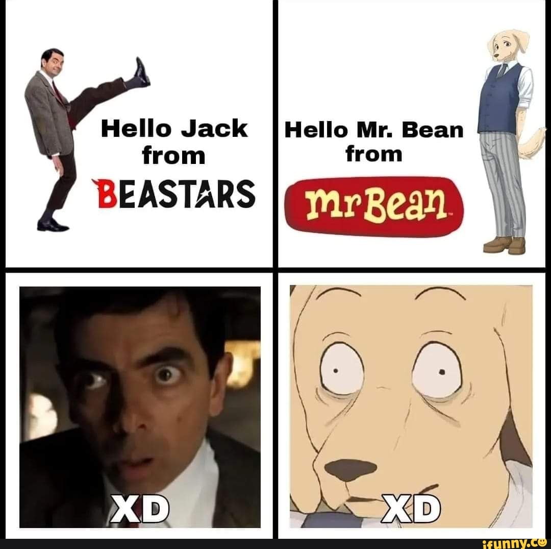 Hello Jack IHello Mr. Bean from BEASTARS - iFunny