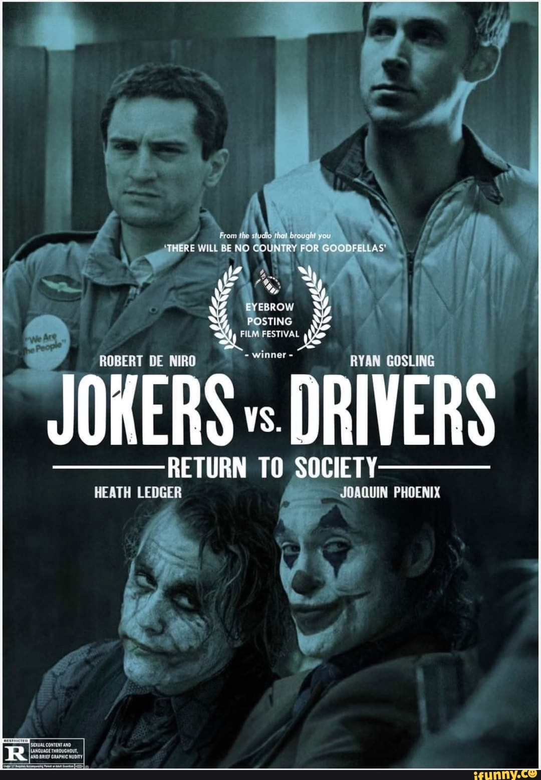 Yew FILM FESTIVAL ROBERT DE NIRO winnar RYAN GOSLING JOXERS RETURN ...