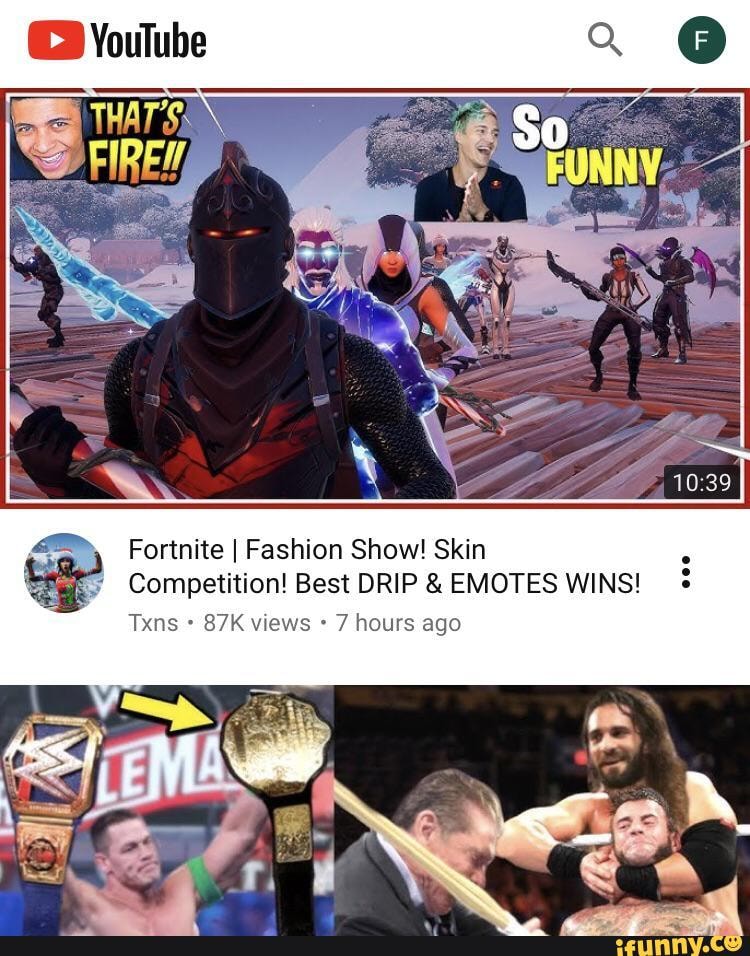 4". Fortnite I Fashion Show! Skin 7 Competition! Best DRIP EMOTES WINS ...