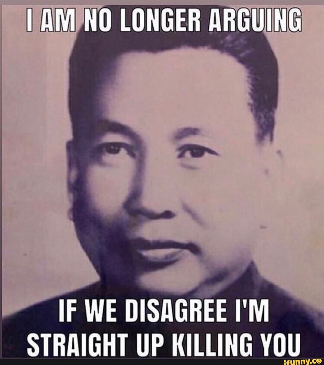 AMINO LONGER ARGUING IF WE DISAGREE I'M STRAIGHT UP KILLING YOU - iFunny