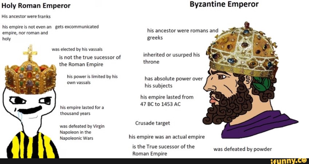 Holy Roman Emperor His ancestor were franks his empire is not even an ...