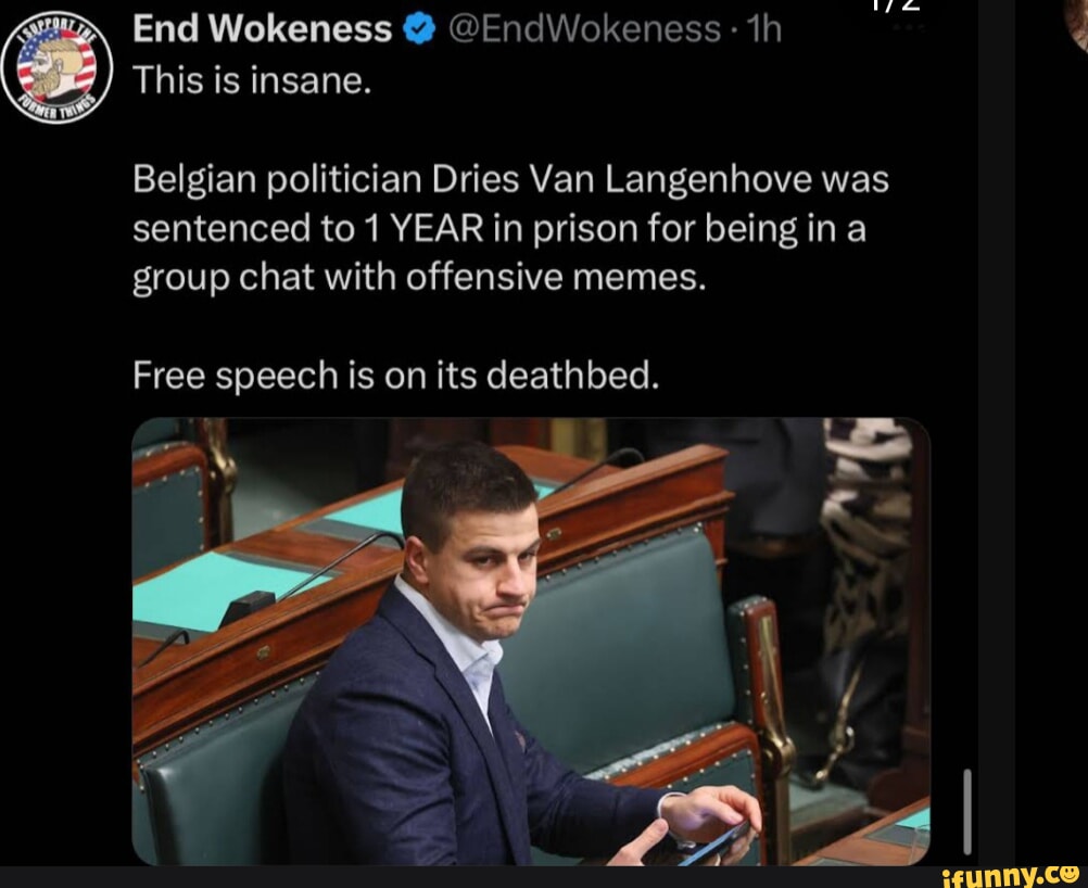 End Wokeness @ @EndWokeness - Th This is insane. Belgian politician ...