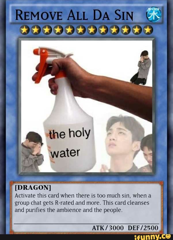 'REMOVE DA'SIN EN Activate this card when there is too much sin, when a ...
