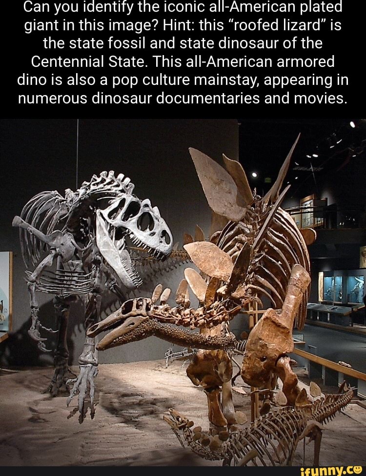 Can you identify the iconic all-American plated giant in this image ...