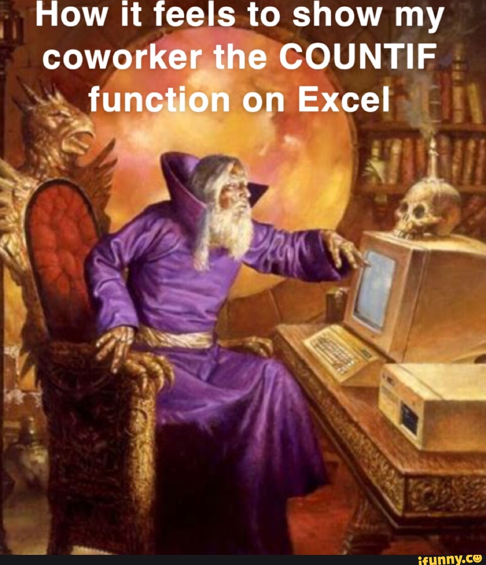 Excel memes. Best Collection of funny Excel pictures on iFunny