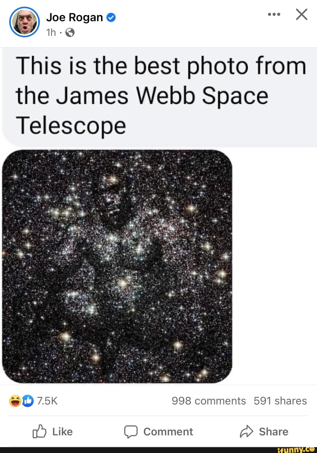 Joe Rogan @ This is the best photo from the James Webb Space Telescope ...