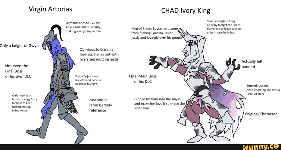 Virgin Artorias Dumbass tries to the 'Abyss and fails miserably ...