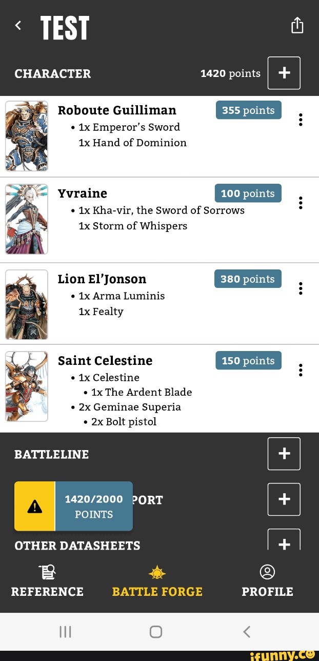 TEST Roboute Guilliman 1420 points ix Emperor's Sword Hand of Dominion ...