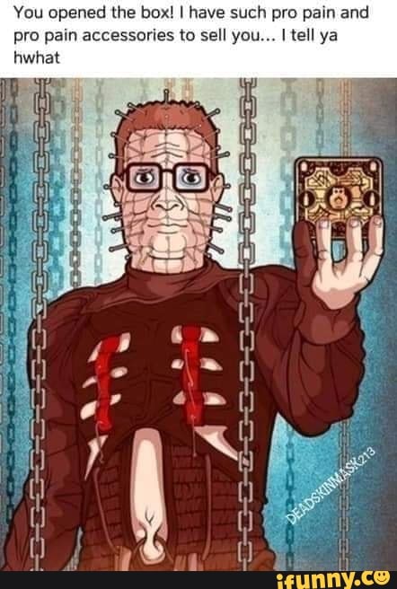 You opened the box! I have such pro pain and pro pain accessories to ...