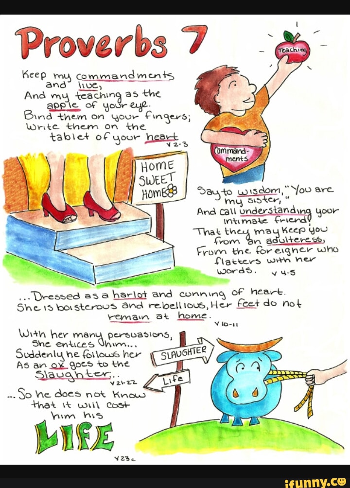 Proverbs Keep my commandments and" \ And my teaching BS the OF Your ...