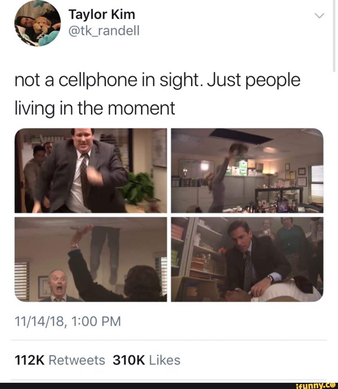 Not a cellphone in sight. Just people living in the moment - iFunny