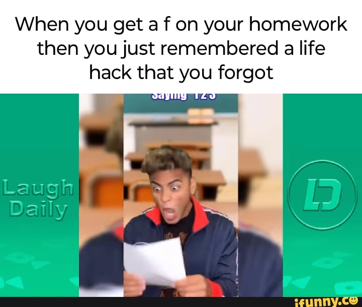 Homework memes. Best Collection of funny Homework pictures on iFunny