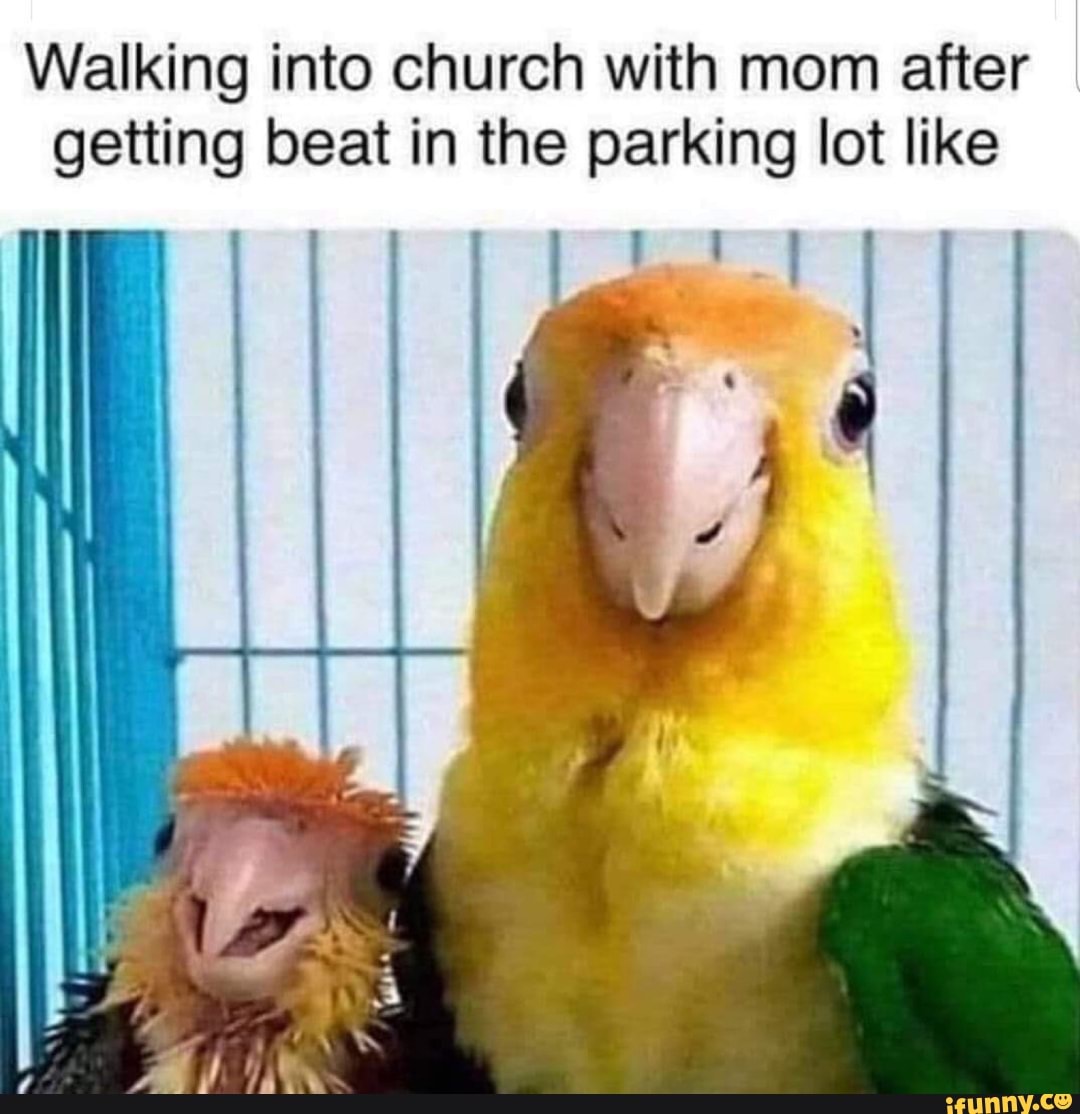 Walking into church with mom after getting beat in the parking lot like ...