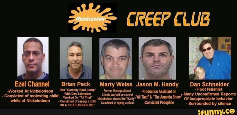 CLUB Ezel Channel BrianPeck Marty Welss Jason MM. Handy Dan Schneider ...