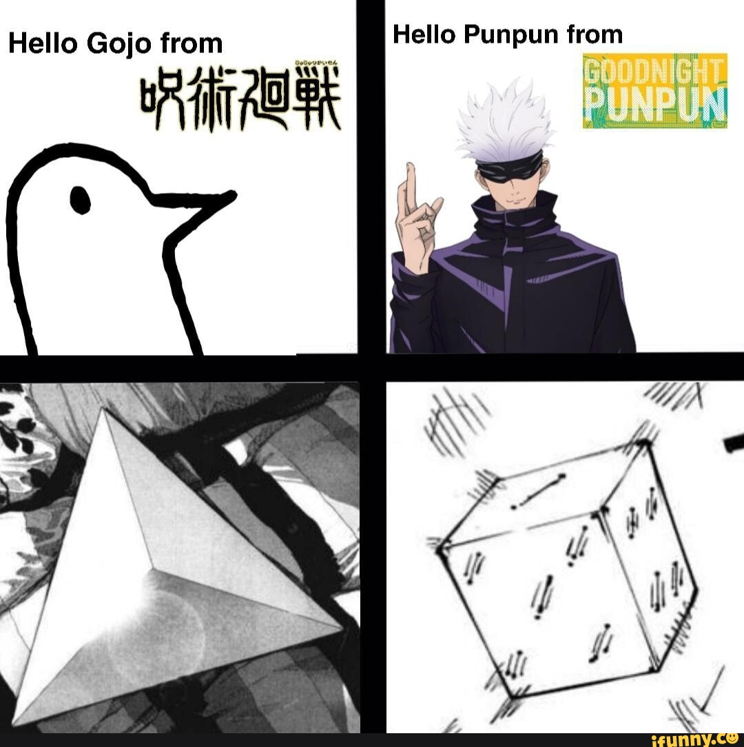 Hello Gojo from Hello Punpun from PUNPUN - iFunny