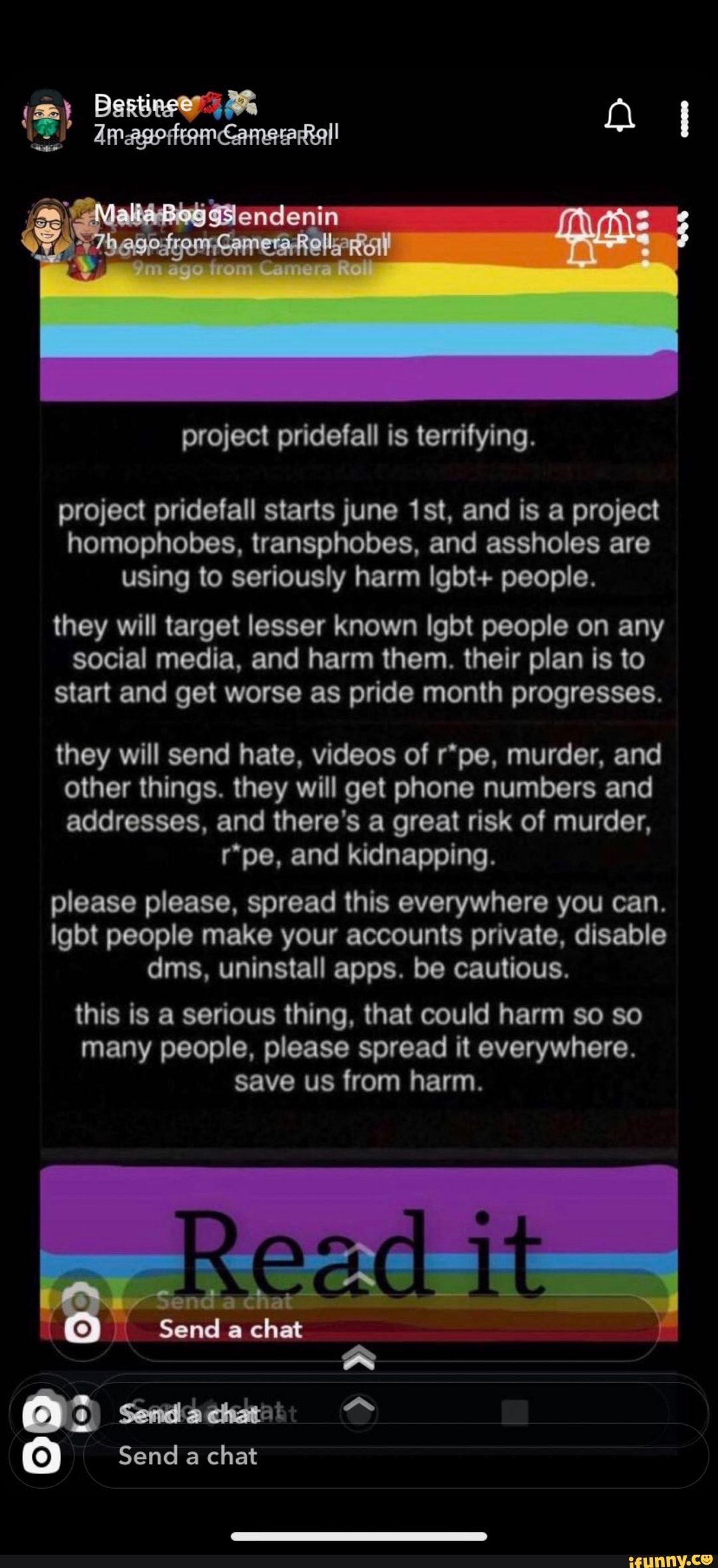Project pridefall is terrifying. project pridefall starts june 1st, and ...