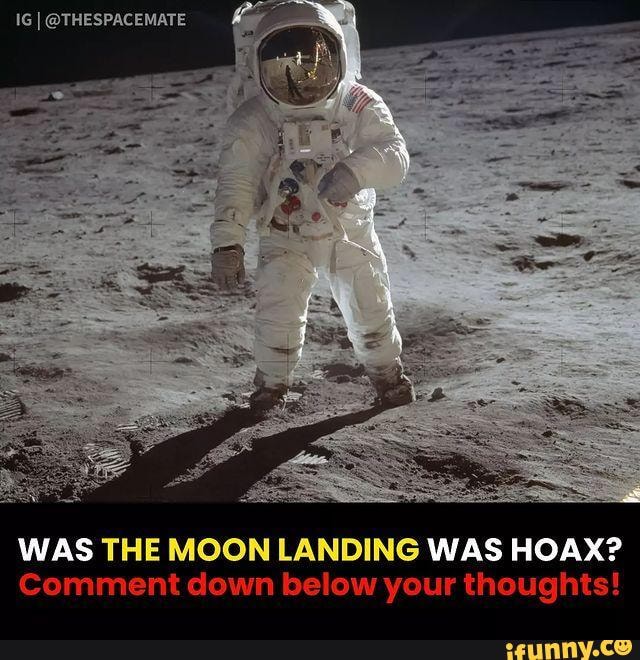 Moon Landing Hoax Meme