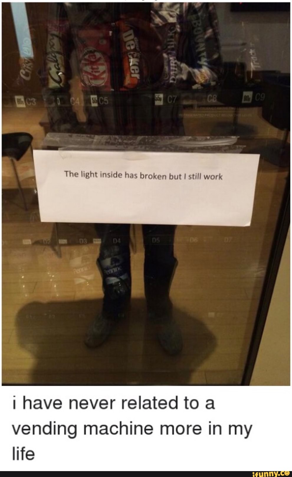 The light inside has broken but I still work i have never related to a ...