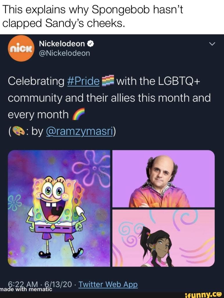 This explains why Spongebob hasn't clapped Sandy's cheeks. Nickelodeon ...
