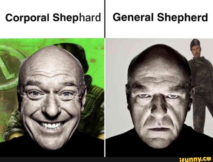General Shepherd Corporal Shephard - iFunny