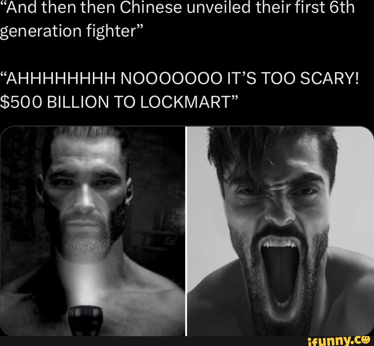 "And then then Chinese unveiled their first generation fighter ...