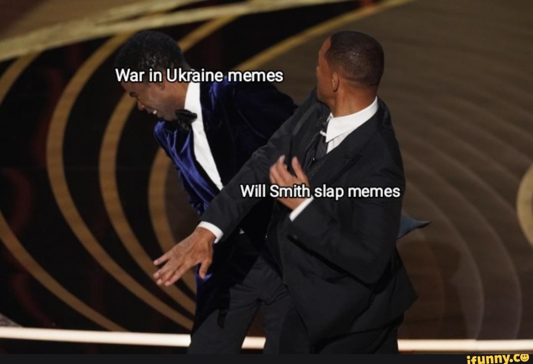 War i in memes Will Smith, slap memes - iFunny